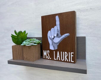 Sign Language Decor | Etsy