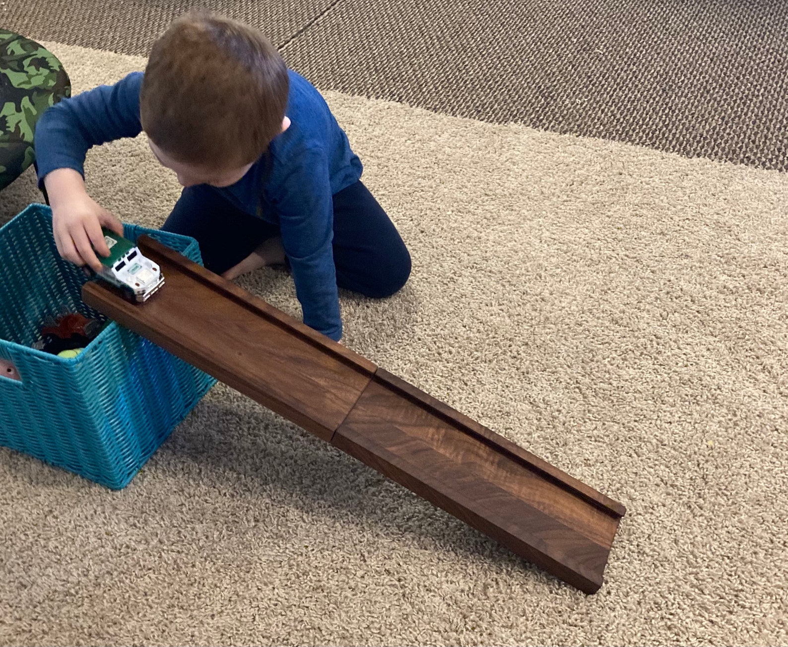 Kids Wooden handmade ramp play 26inch Wooden ramp/travel | Etsy