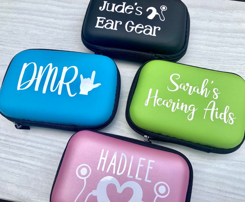 Hearing Aid ASL Sign Language Ear Gear Zip Case for Cochlear - Etsy