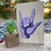 Handmade Wooden ASL Sign Language Decor i Love You - Etsy