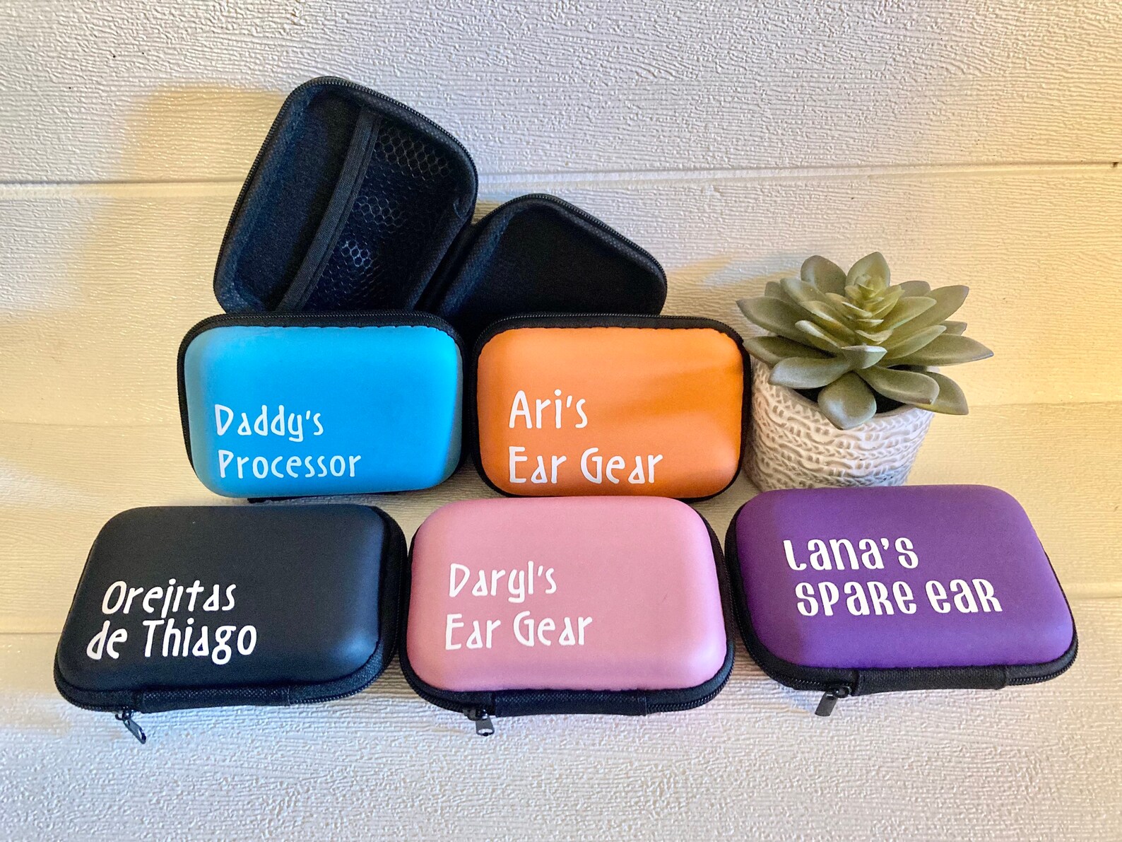 Cochlear Implant Zip Case Ear Gear ASL Zip Case for Cochlear - Etsy