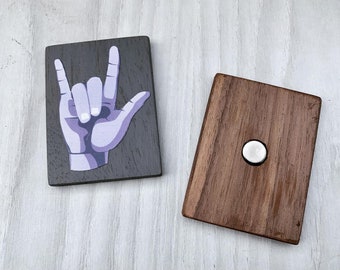 I Love You ASL Five Panel Hat Love Sign Language Soft-structured ...