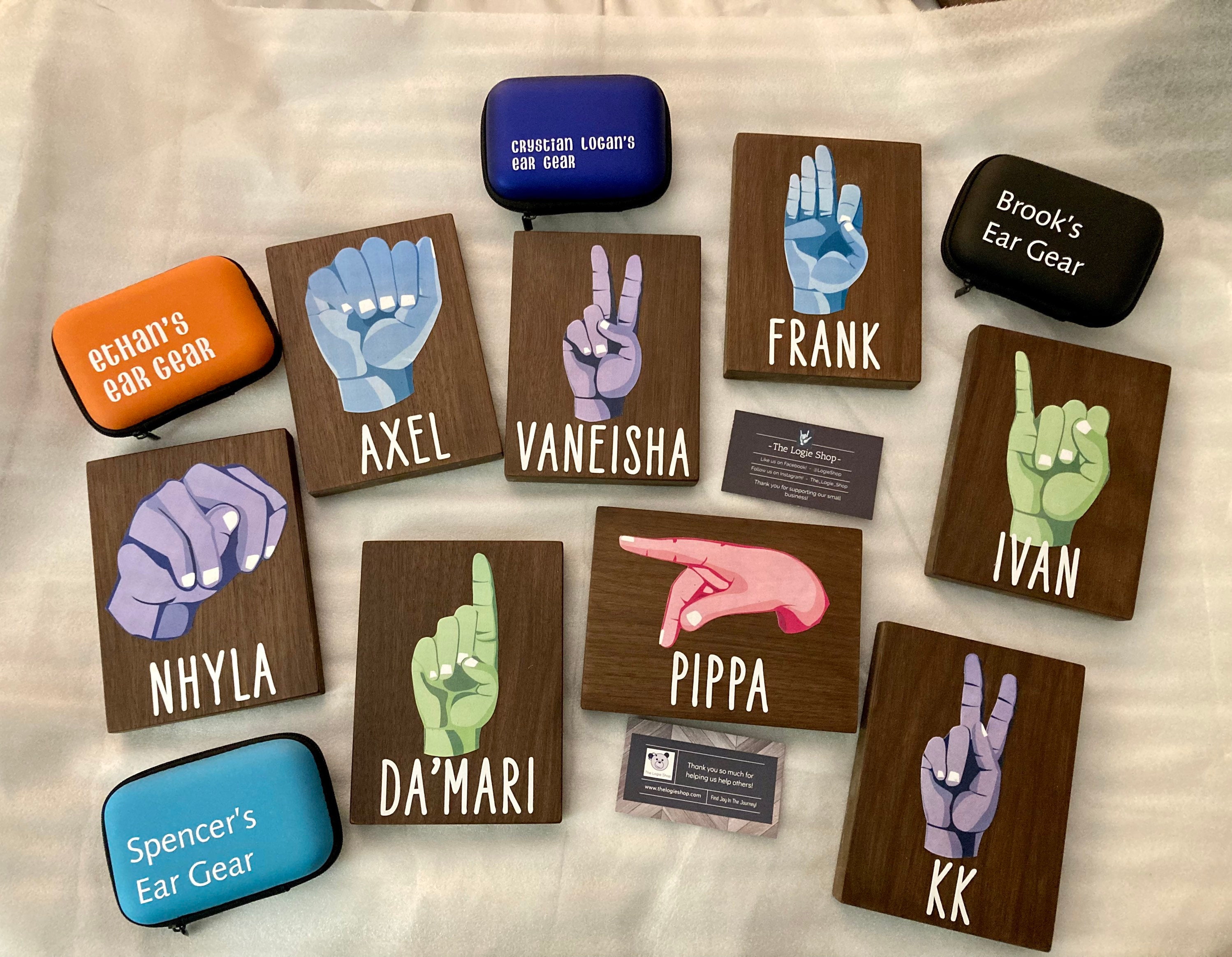Teacher Appreciation Gift ASL Sign Language Name Signs Custom - Etsy
