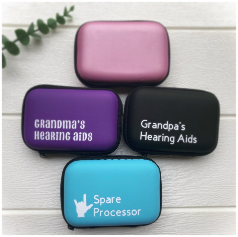 Hearing Aid ASL Sign Language Ear Gear Zip Case for Cochlear - Etsy