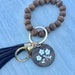 ASL Wooden Bead Wristlets Handmade Keychains Sign Language - Etsy