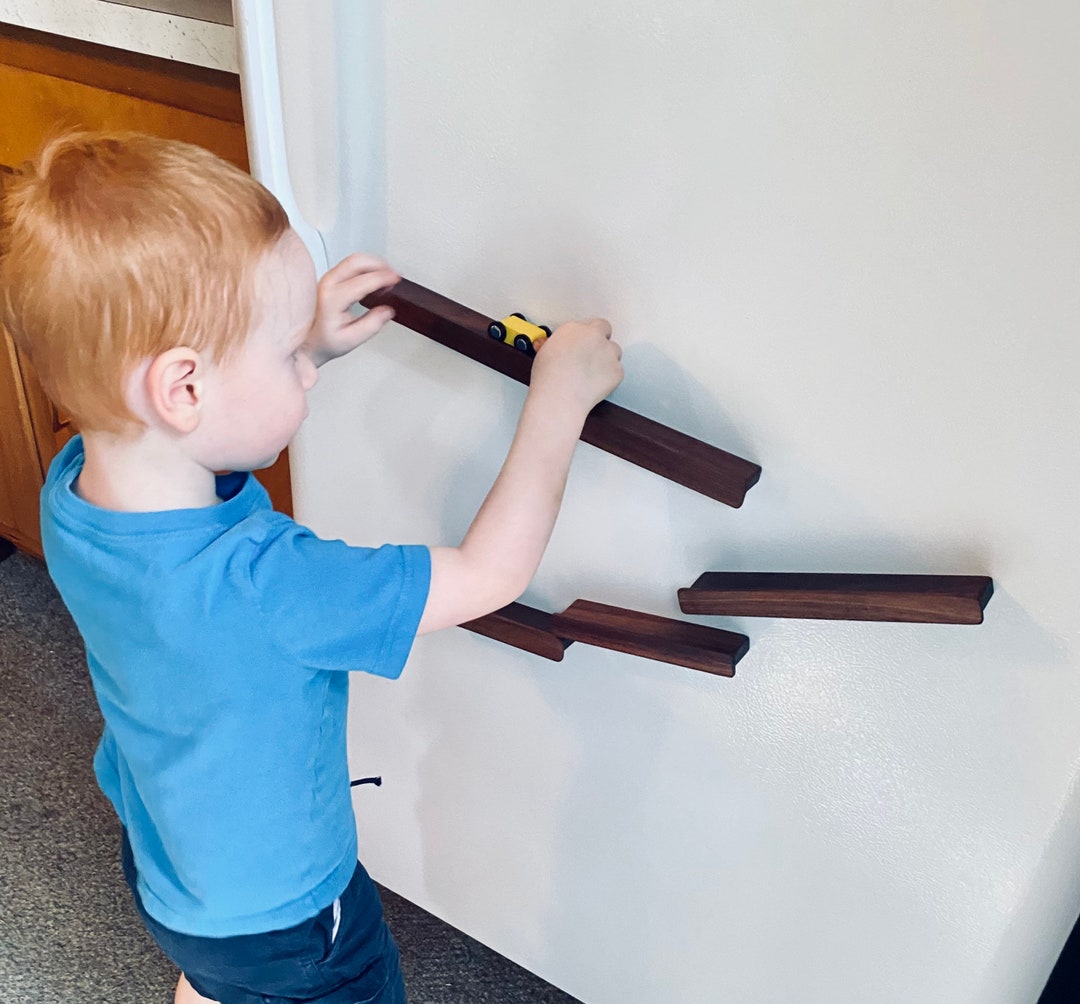 Car Ramp for Kids Magnetic Handmade Wooden Car Ramp 3 or 5 Piece Set ...