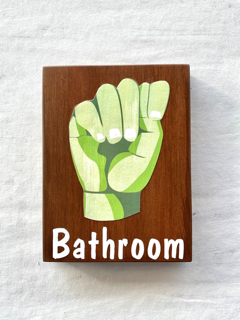 ASL Sign Language Name Signs Custom Made Wall Decor - Etsy