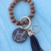 ASL Wooden Bead Wristlets Handmade Keychains Sign Language - Etsy