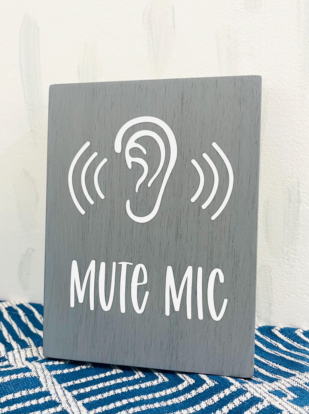 ASL Sign Fm System/mic Reminder Sign - Etsy