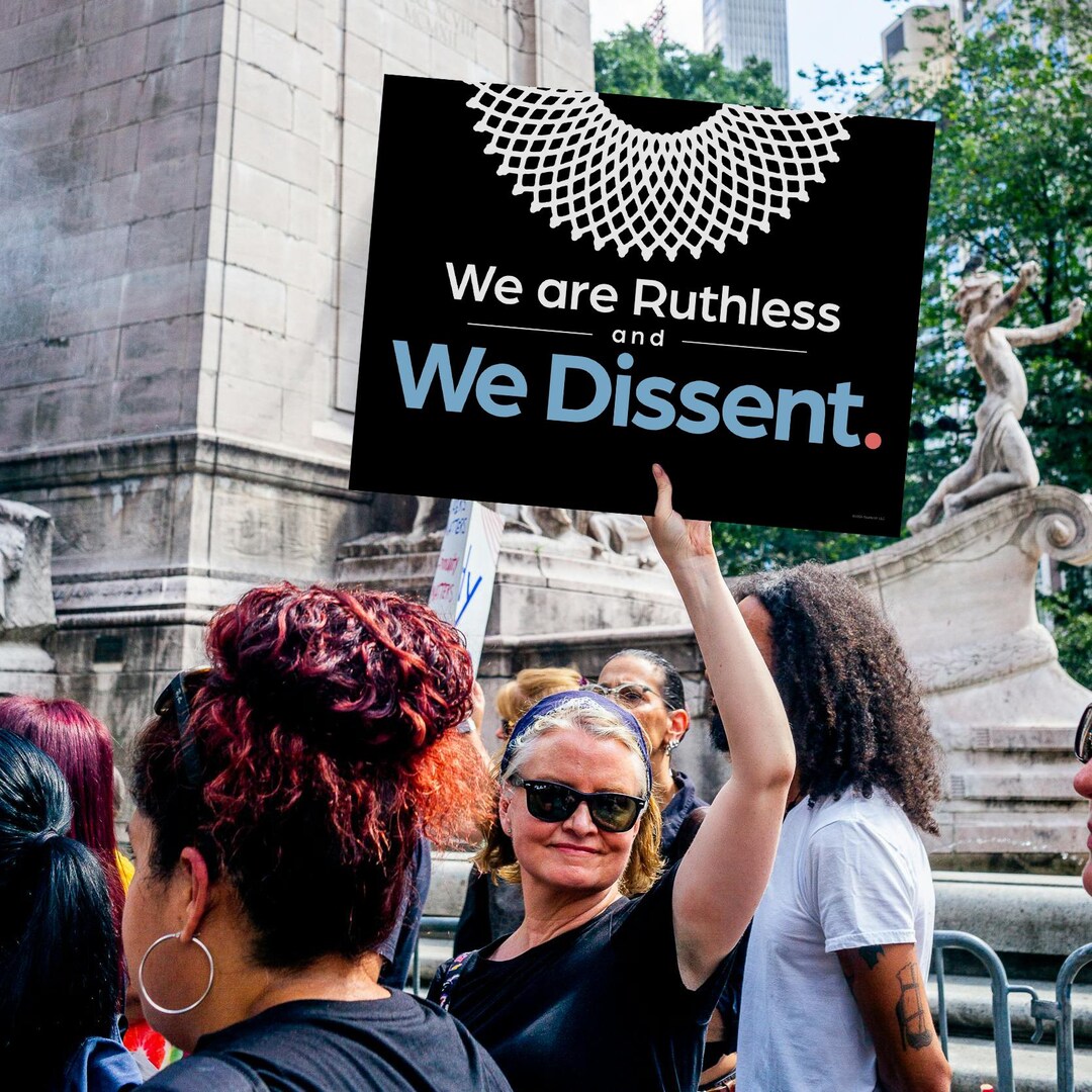 We Are Ruthless and We Dissent Poster, Anti-trump Resistance Art ...