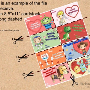 Toy - Valentine's Day Cards - Set of 8 - Etsy