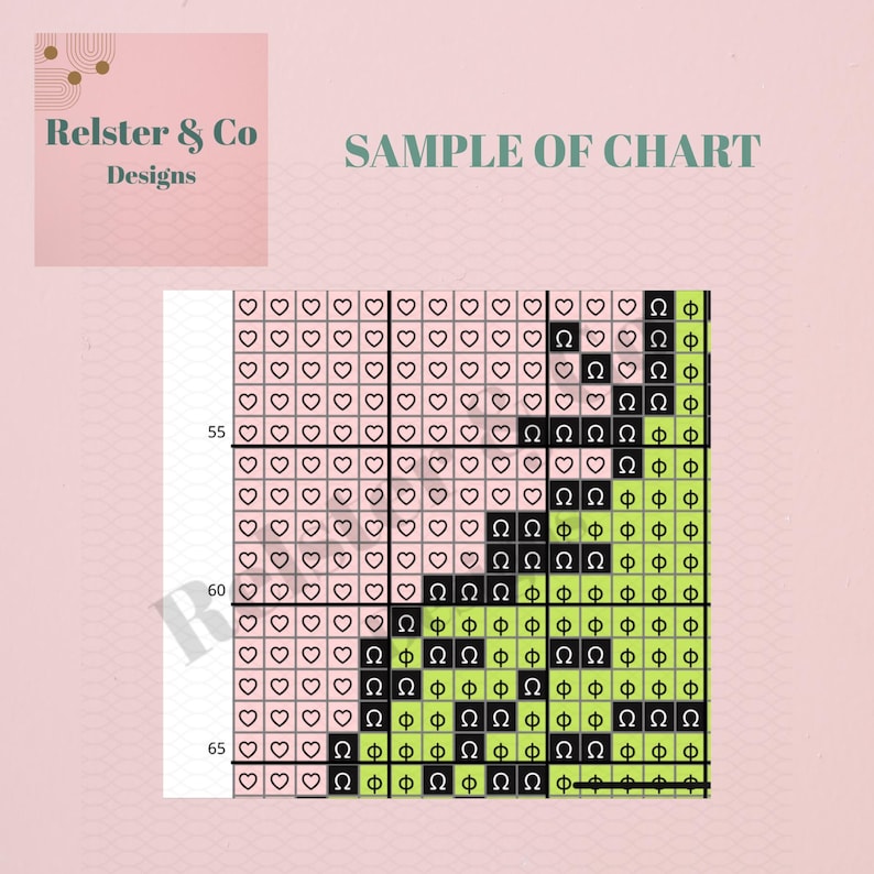 Mini Grinch Needlepoint Chart - Instant Download PDF - Etsy