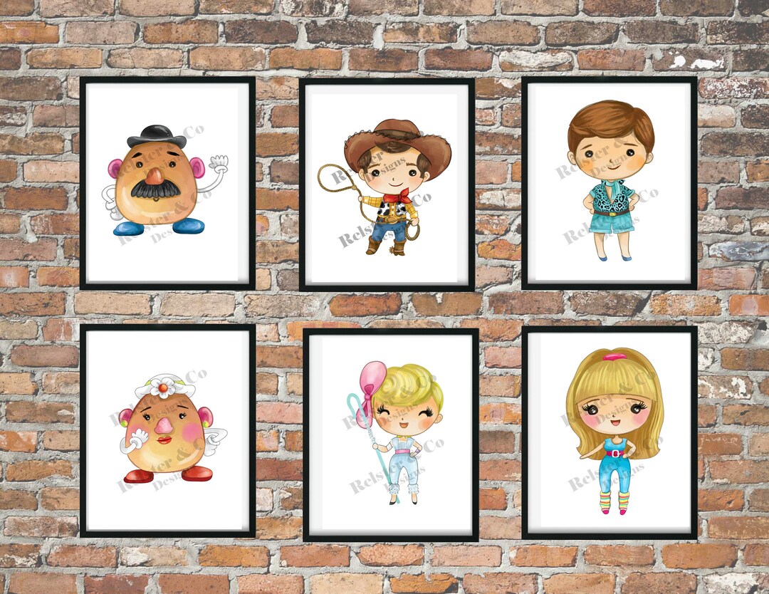Toy Story Couples Set of 7 Digital Prints - Etsy