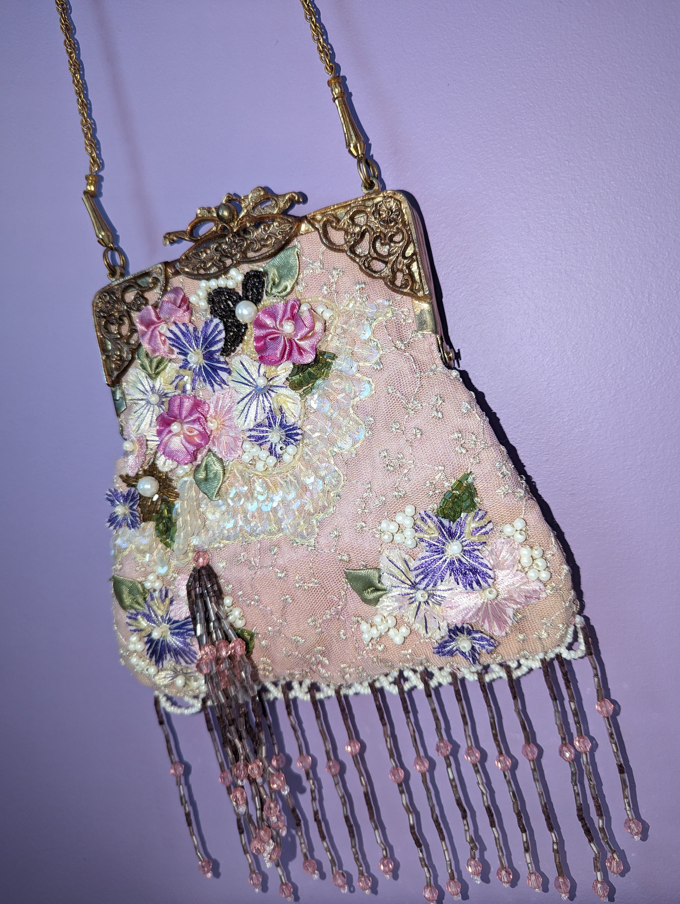 Vintage 1920s Beaded Purse/shoulder Bag/cross Body Bag - Etsy