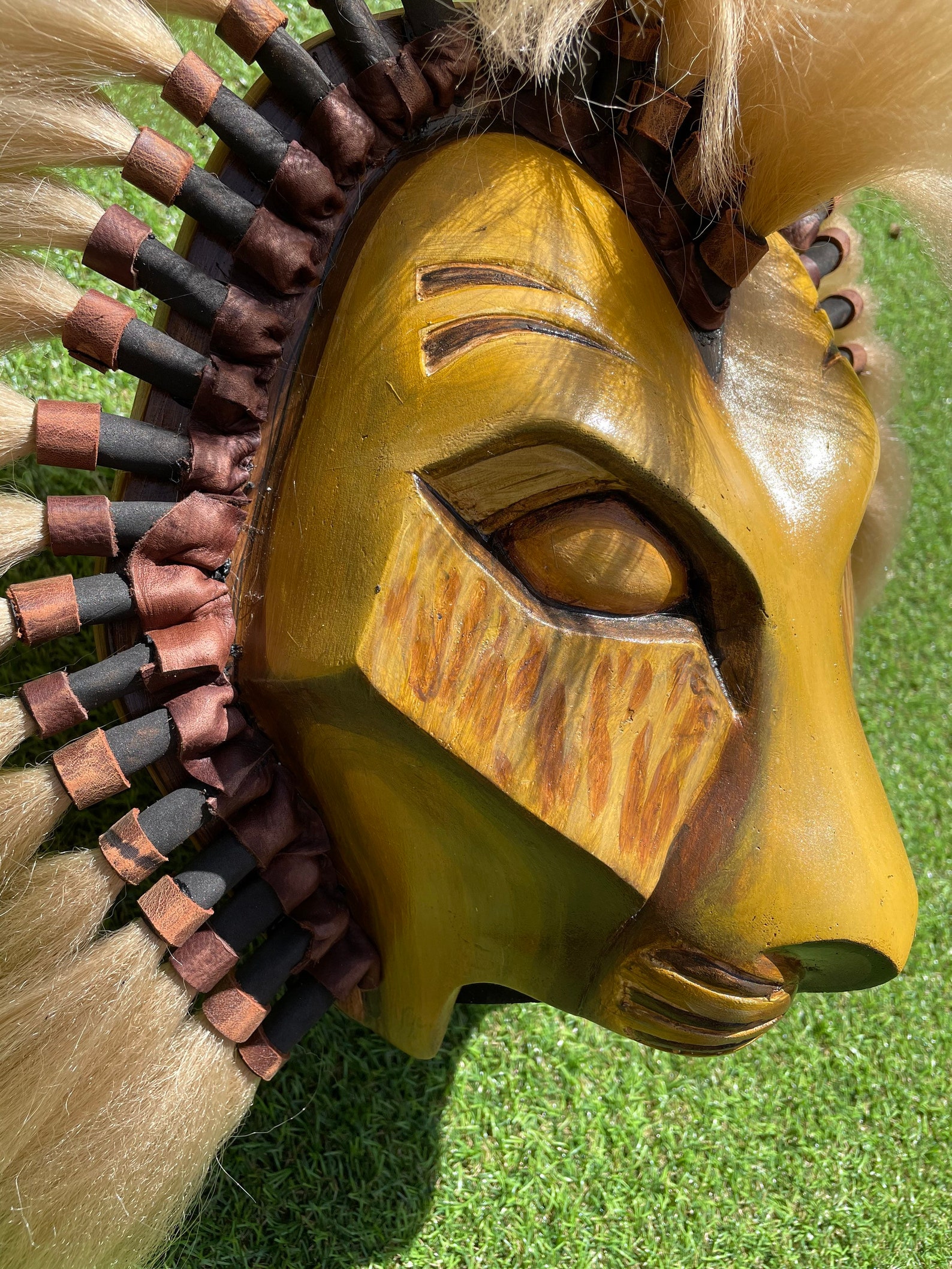 Mask Simba Lion King Lion Theatre Carnival Costume Photo - Etsy
