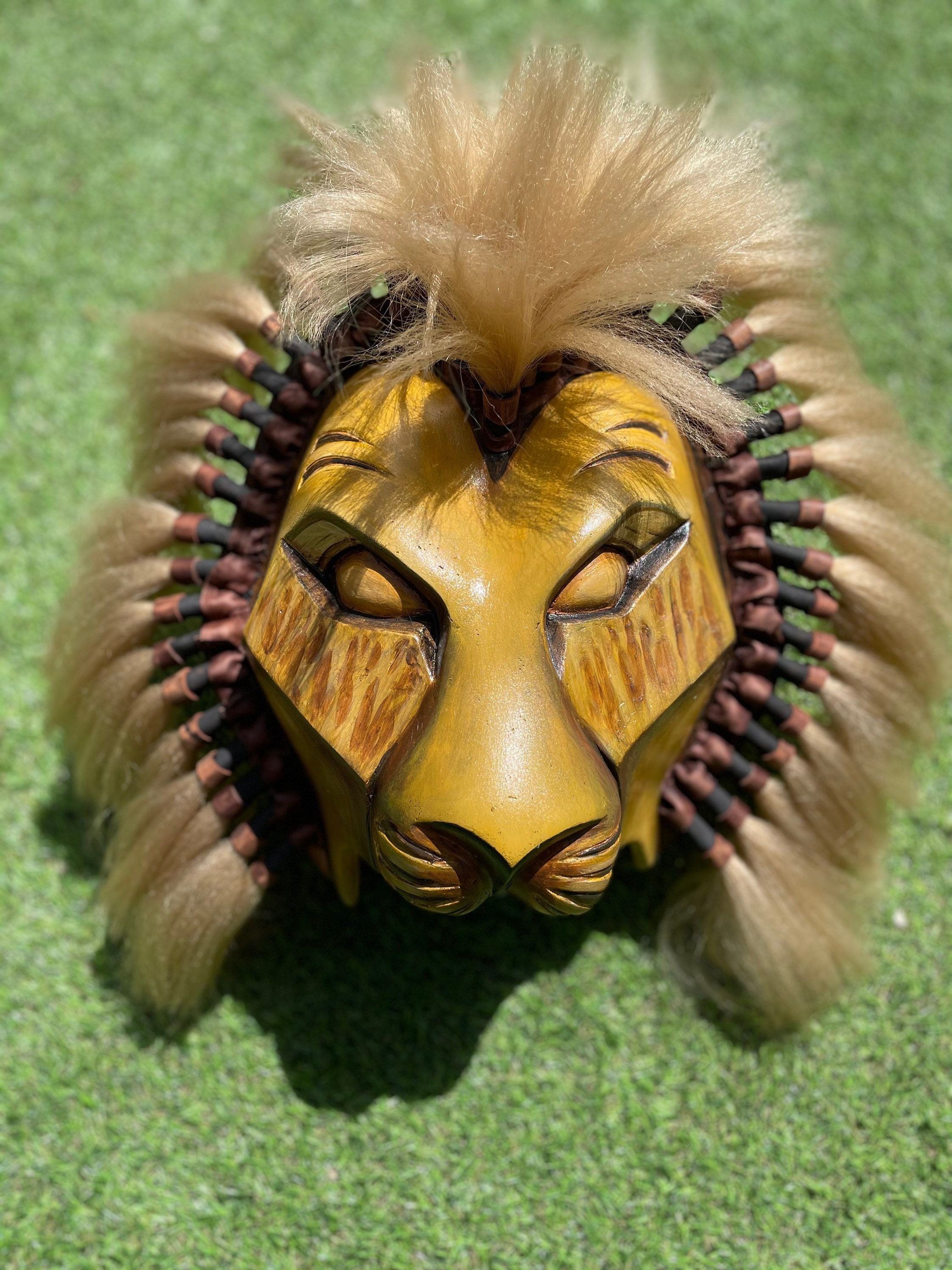 Mask Simba, Lion King, Lion, Theatre, Carnival, Costume, Photo Shoot ...