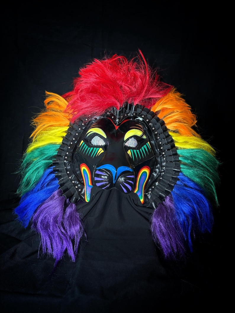 Simba Mask,lion King,headdress,theater,carnival,costume,gay Pride,pride ...
