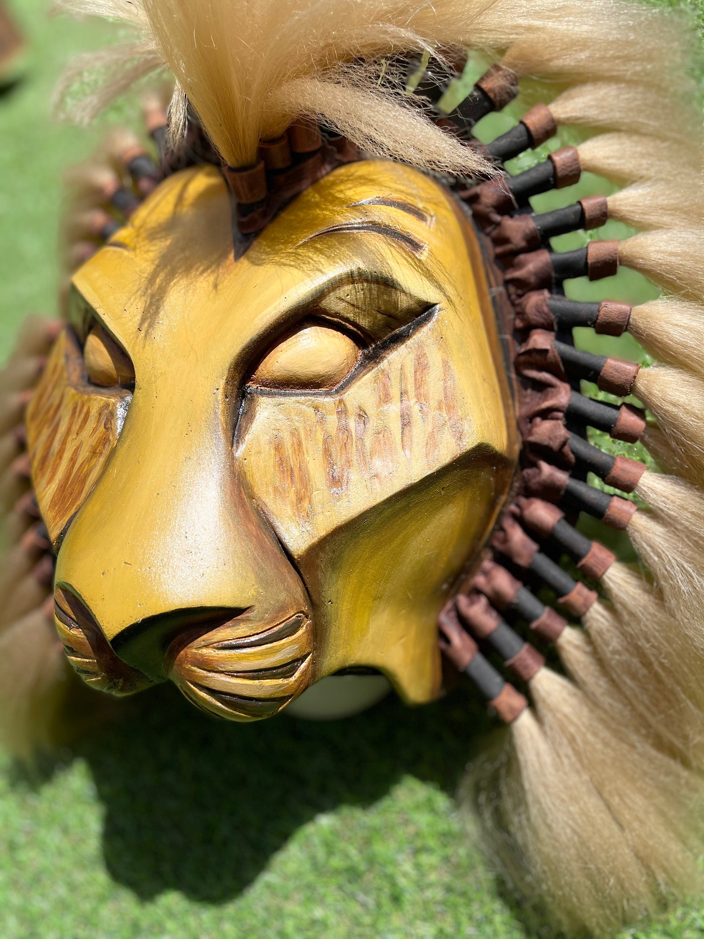 Mask Simba, Lion King, Lion, Theatre, Carnival, Costume, Photo Shoot ...