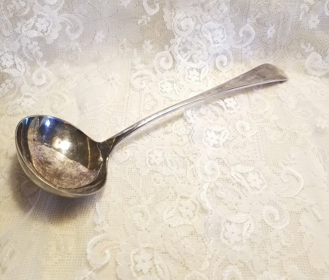 Vintage Large Ladle Silverplate Ladle A1 Ep Ladle Walker & Hall Ladle ...