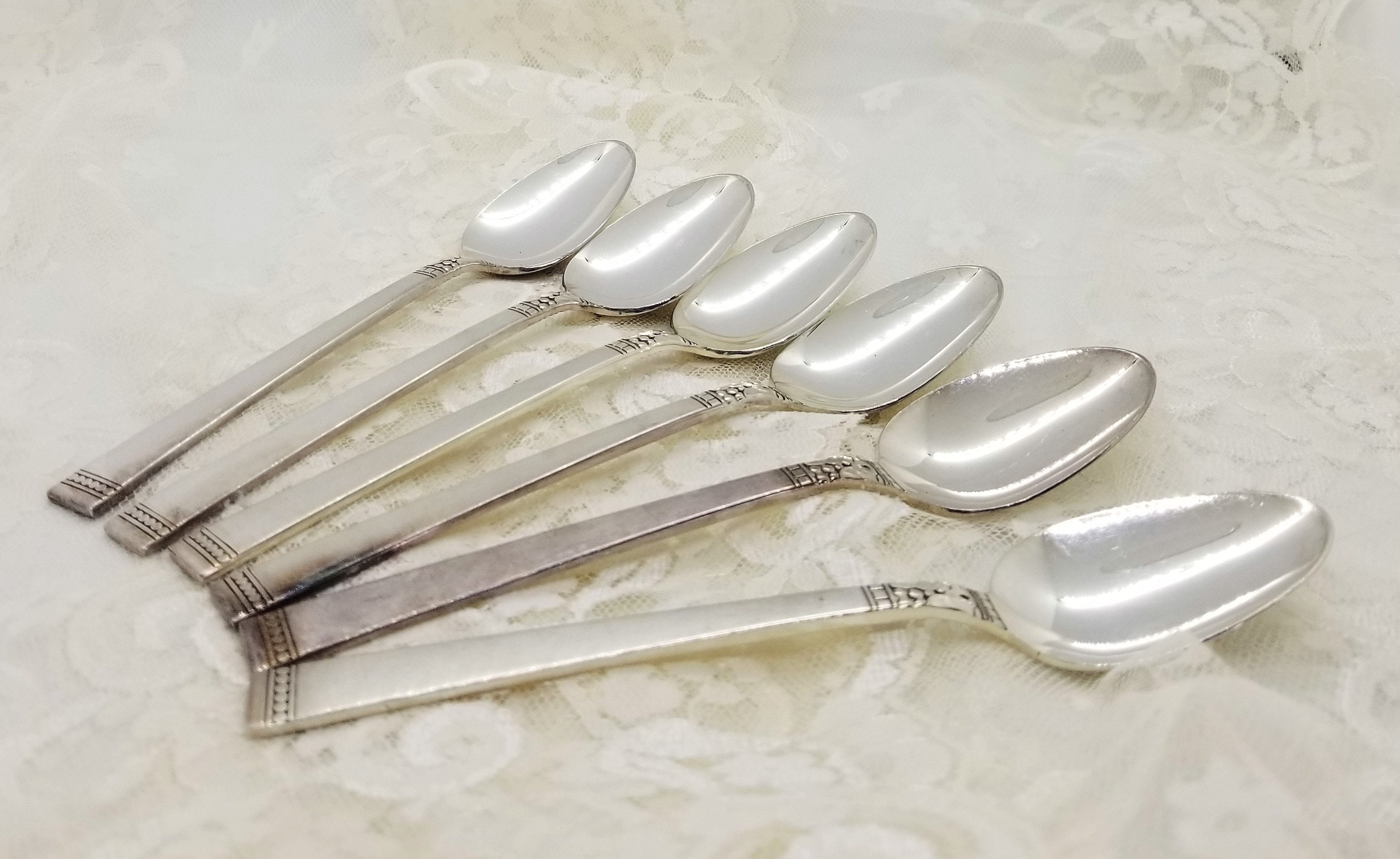 Vintage Spoon Set Community Teaspoon Forever Silverplate Flatware ...