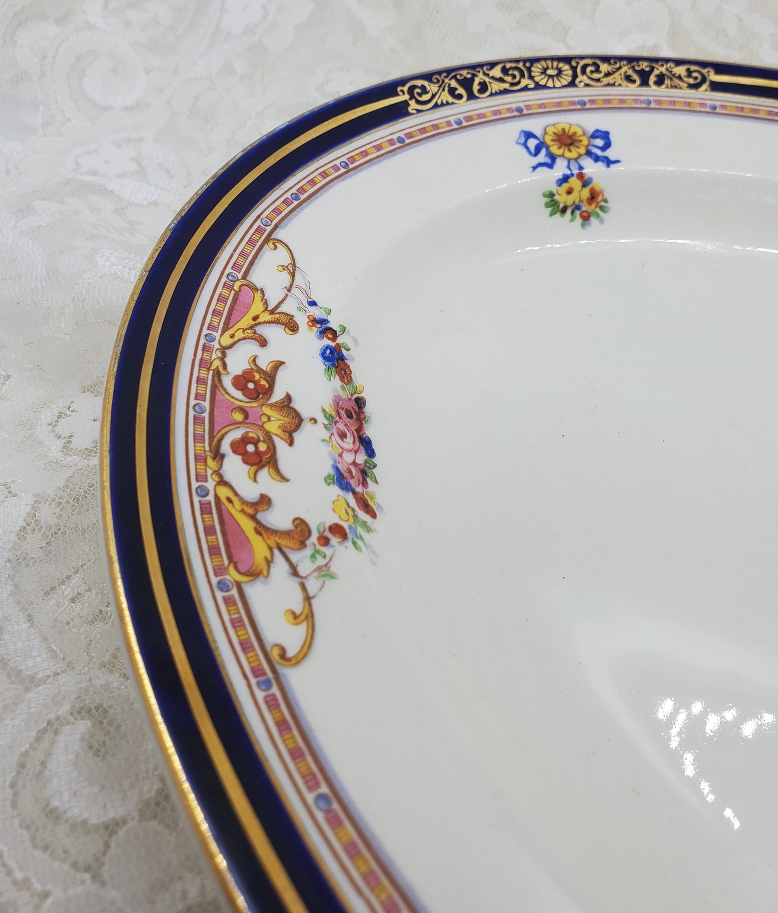Vintage Alfred Meakin Oval Dish Bleu De Roi Oval Plate Vintage - Etsy