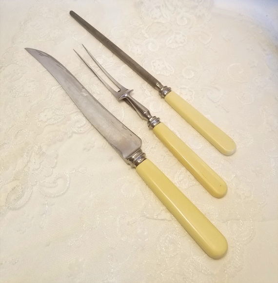 Vintage Meat Serving Set Vintage Flatware Vintage Carving | Etsy