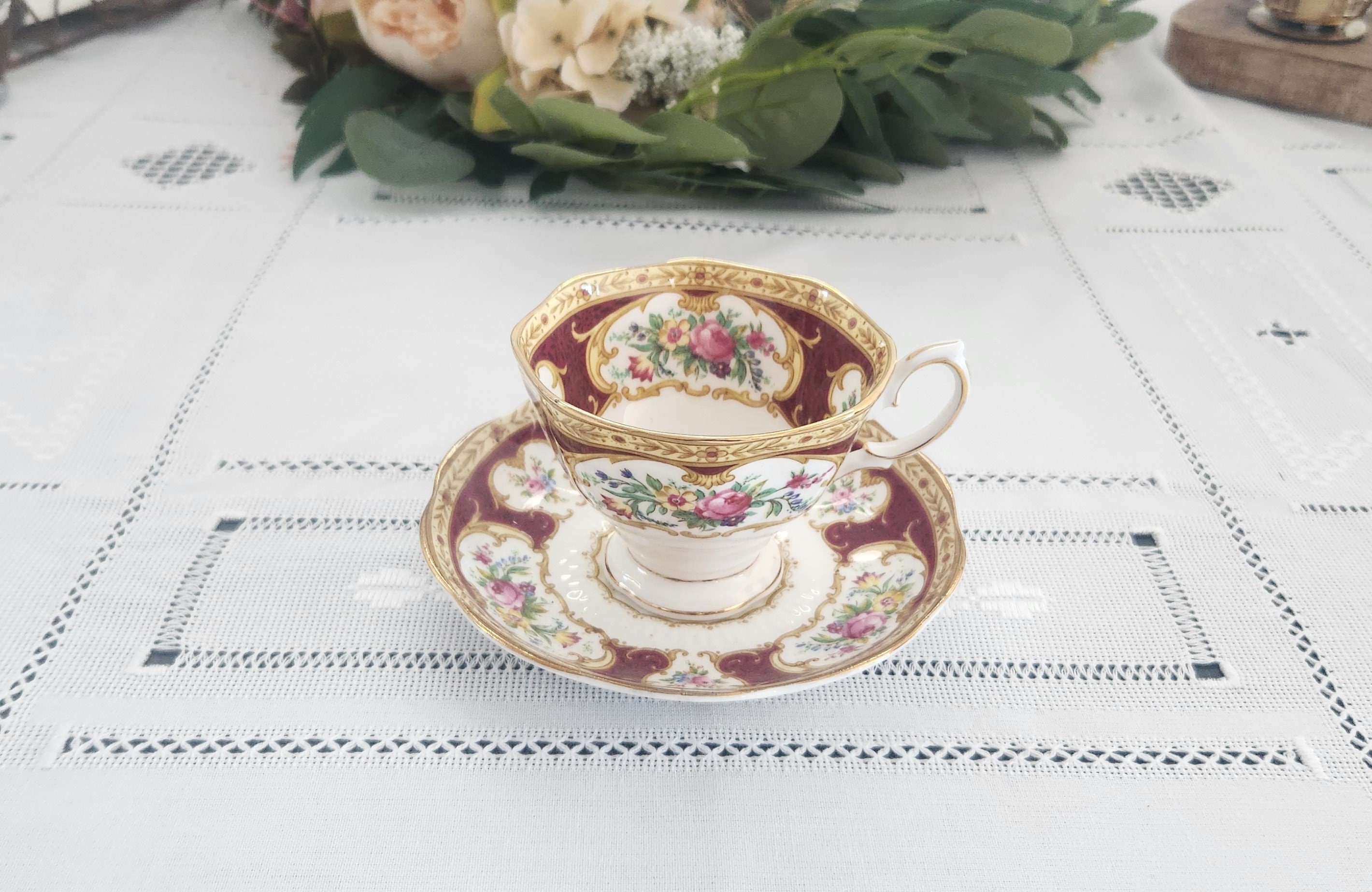 Vintage Royal Albert Cup Lady Hamilton Cup Birthday Gift for Mother ...