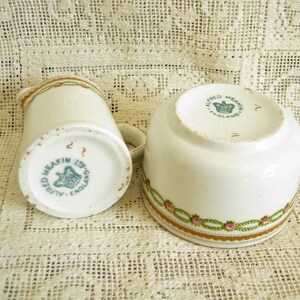 Vintage Alfred Meakin Tea Set Alfred Meakin Creamer Alfred Meakin Sugar ...