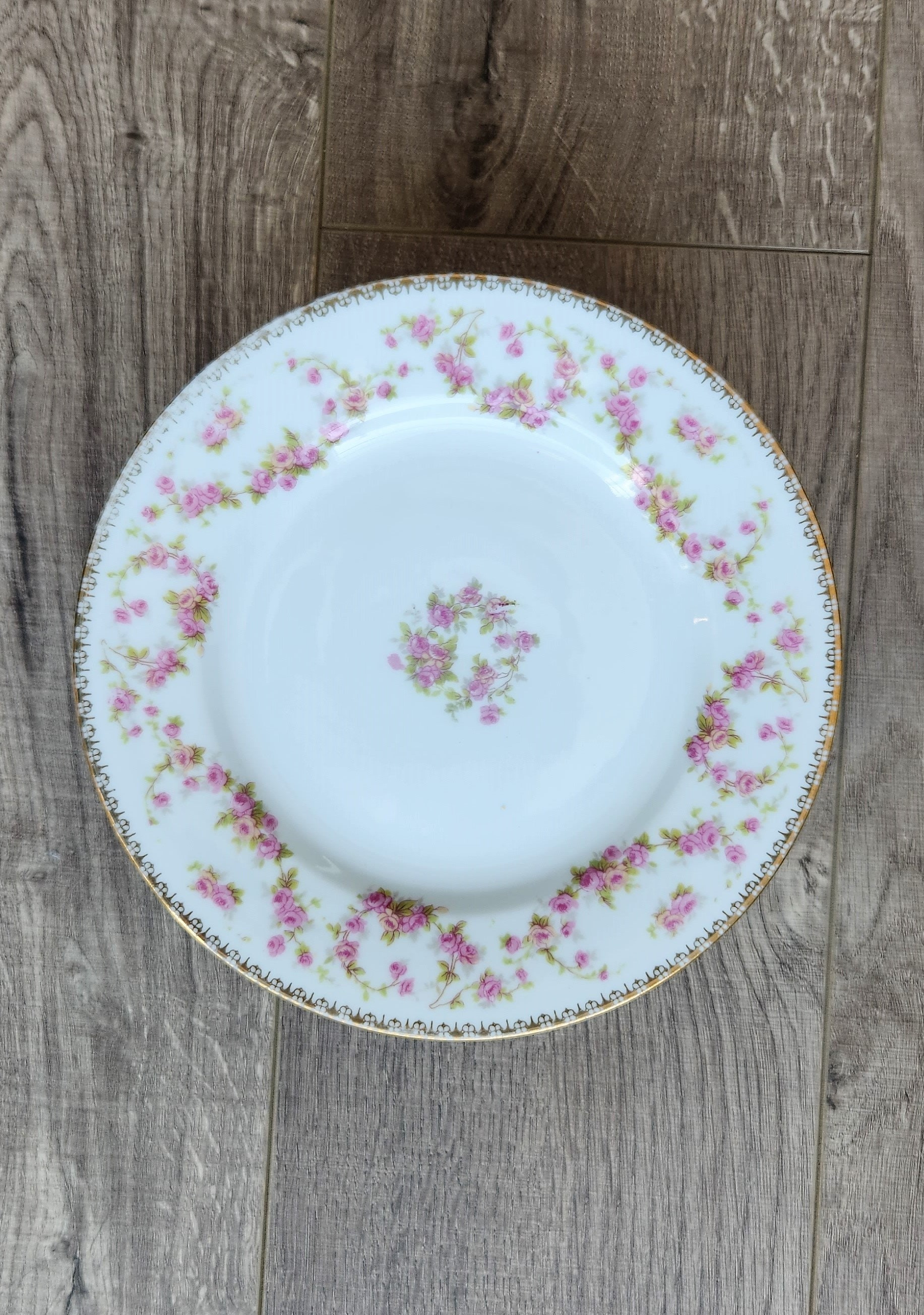 Antique Plate Vintage Austria Cake Plate Royal Austria Porcelain Plate ...