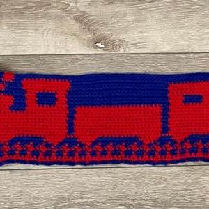 Train Scarf Tapestry Crochet Pattern - PDF ONLY - Etsy