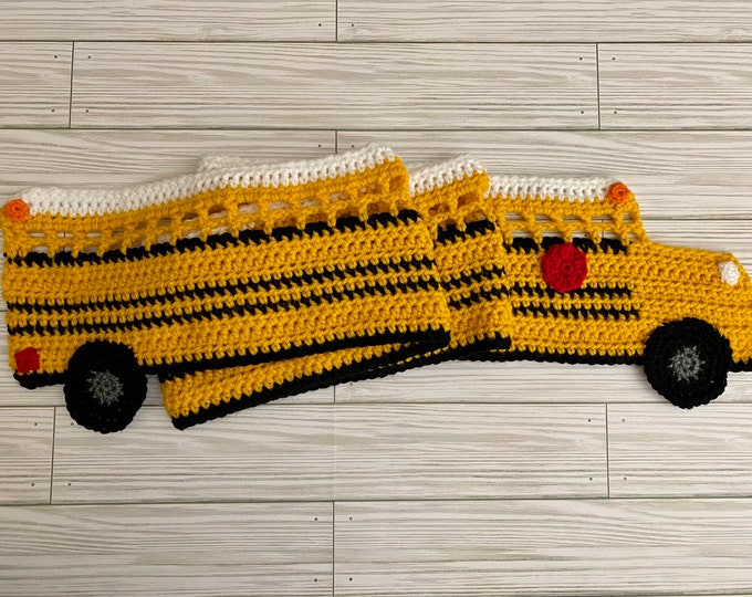 School Bus Crochet PATTERN - Etsy