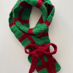 Gift Box Scarf Pattern - PDF PATTERN ONLY + Free Video Tutorial! - Etsy