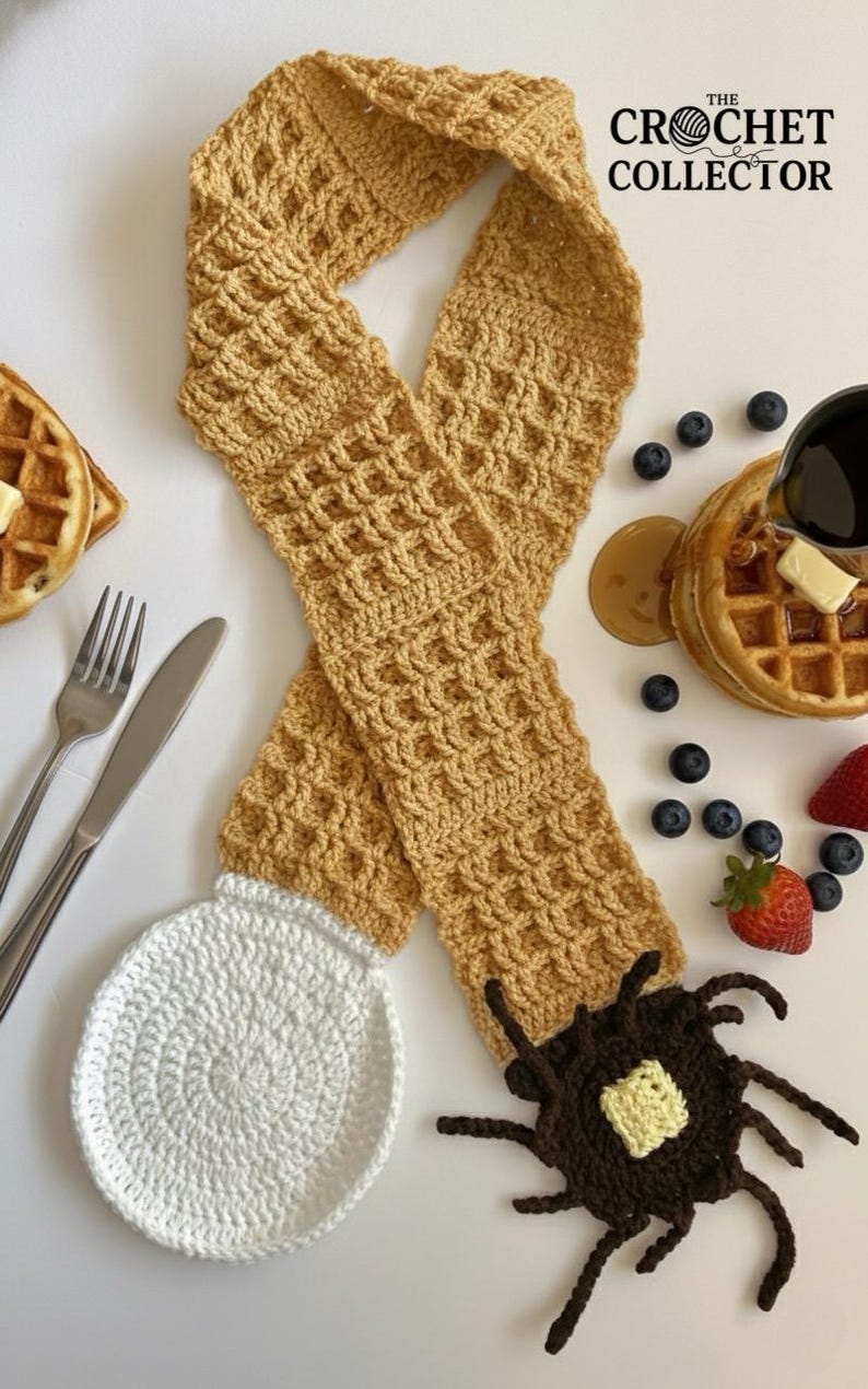 Waffle Scarf Pattern - PDF PATTERN ONLY! - Etsy