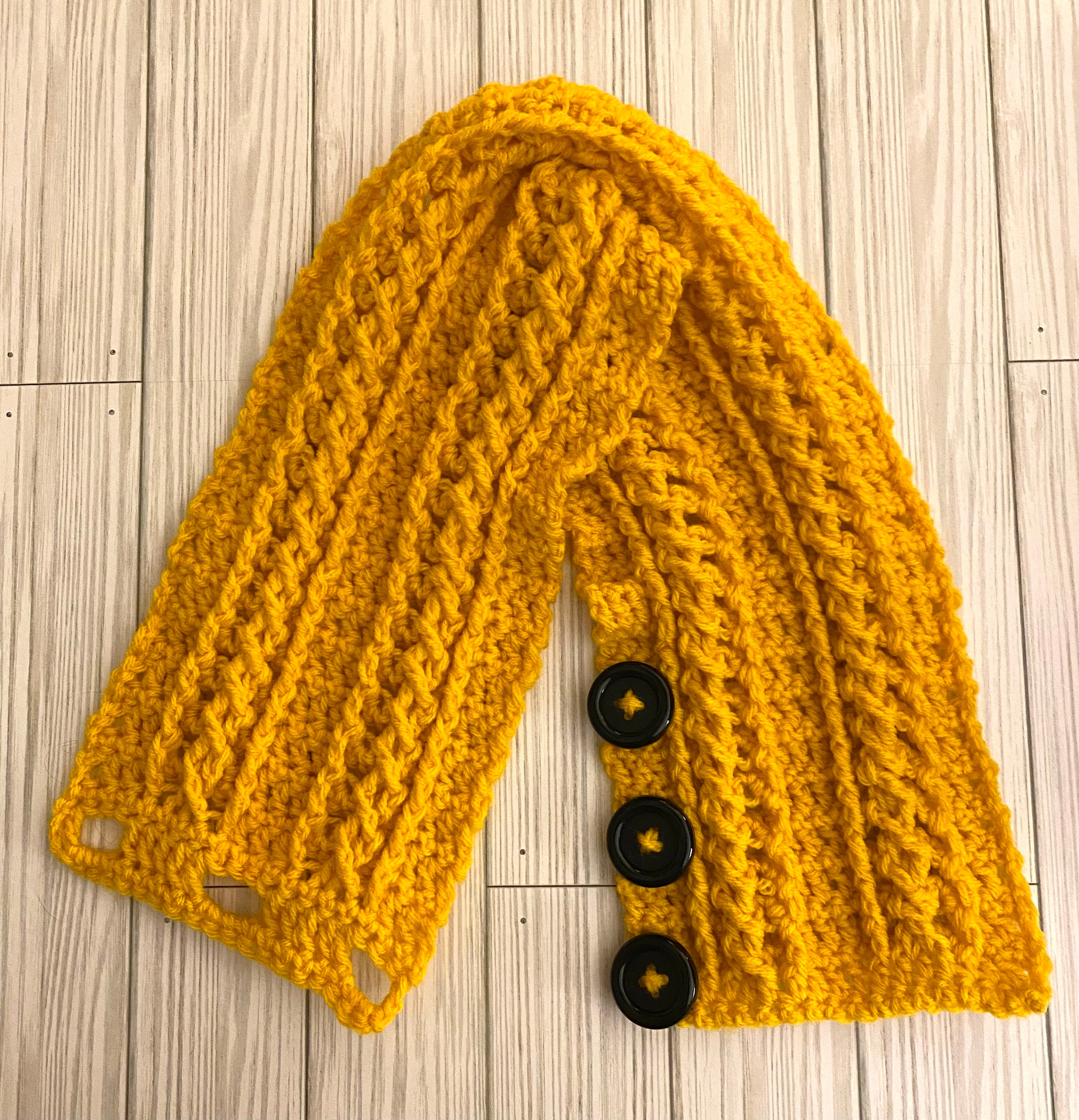 Two-way Cowl Neck Button Scarf Crochet Pattern - Etsy
