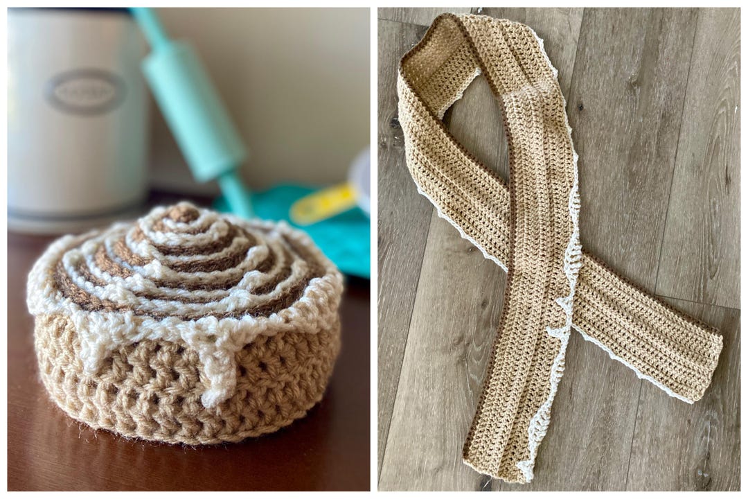 Cinnamon Roll Scarf Pattern - PDF PATTERN ONLY - Etsy