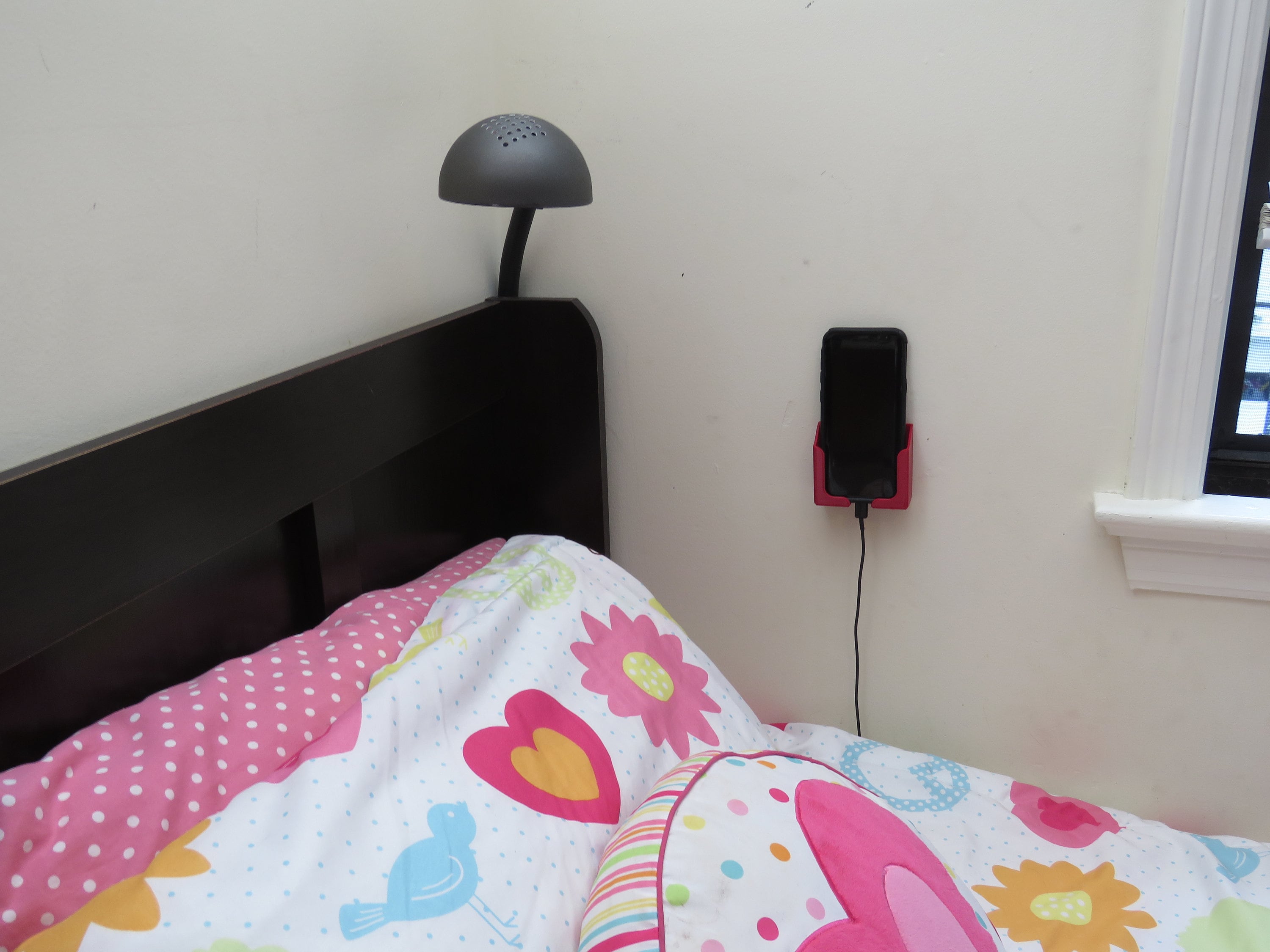 Wall mounted phone holder Samsung iPhone others | Etsy