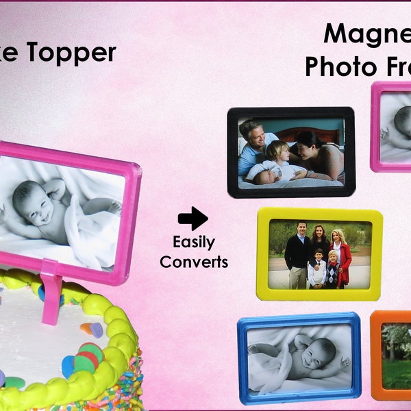 Picture Frame Cake Topper - Etsy