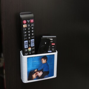 Wall Mounted Remote Control Holder With Picture Frame - Great Gift Idea ...