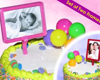 Photo Frame Cake Topper - Etsy
