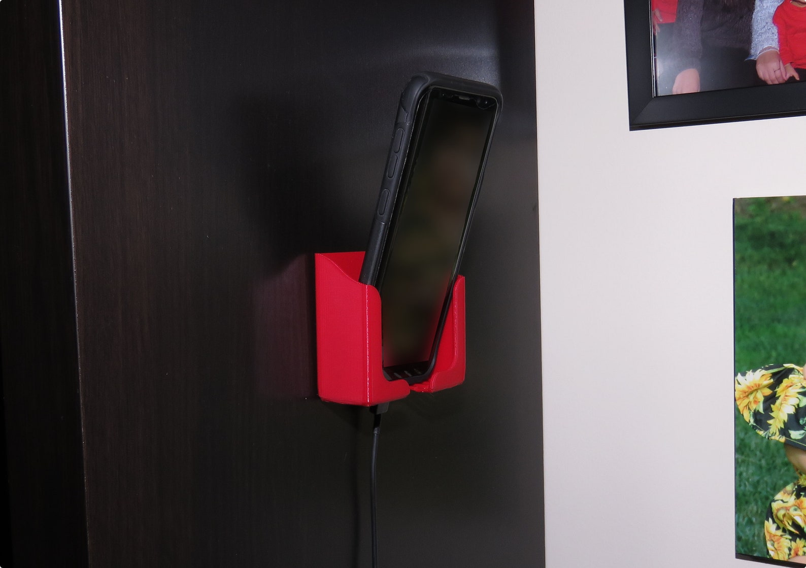 Wall Mounted Phone Holder samsung Iphone Others - Etsy