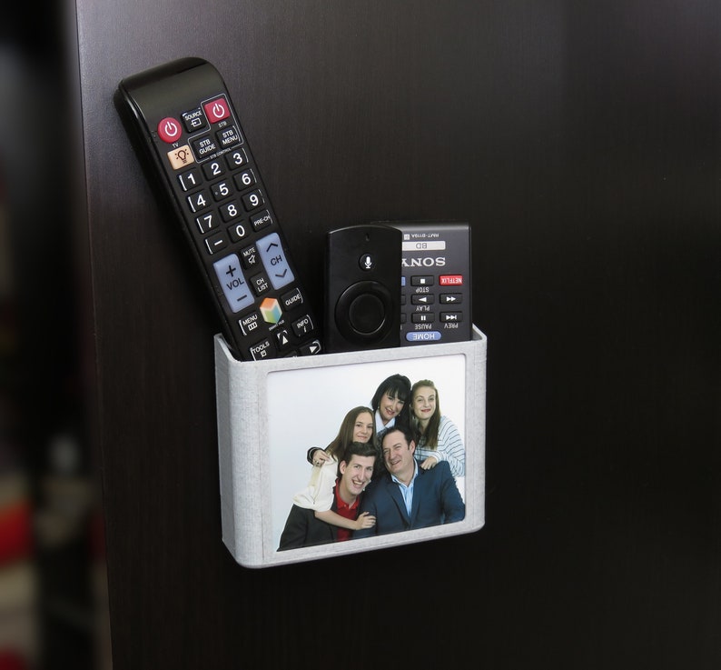 Wall Mounted Remote Control Holder With Picture Frame - Great Gift Idea ...