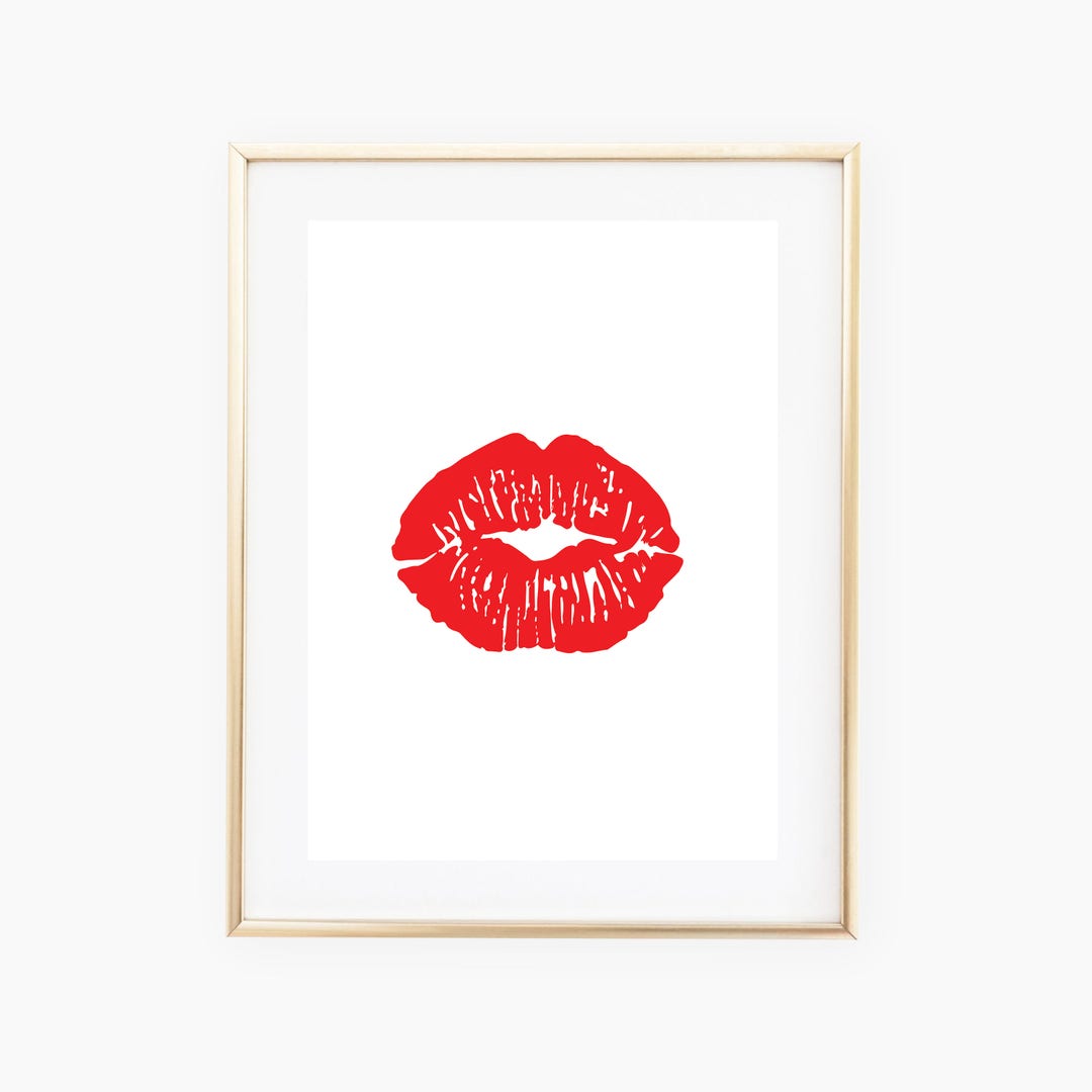 Kiss Printable, Kiss Wall Art, Kiss Print, Kiss Design, Kiss Digital ...