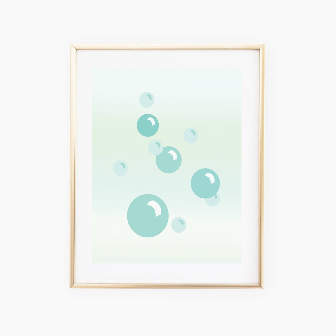 Bubbles Digital Print, Bubbles Decor, Bubbles Wall Art, Bubbles Art ...
