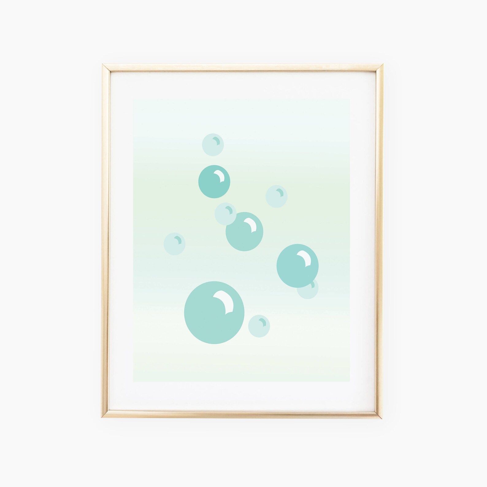 Bubbles Digital Print, Bubbles Decor, Bubbles Wall Art, Bubbles Art ...