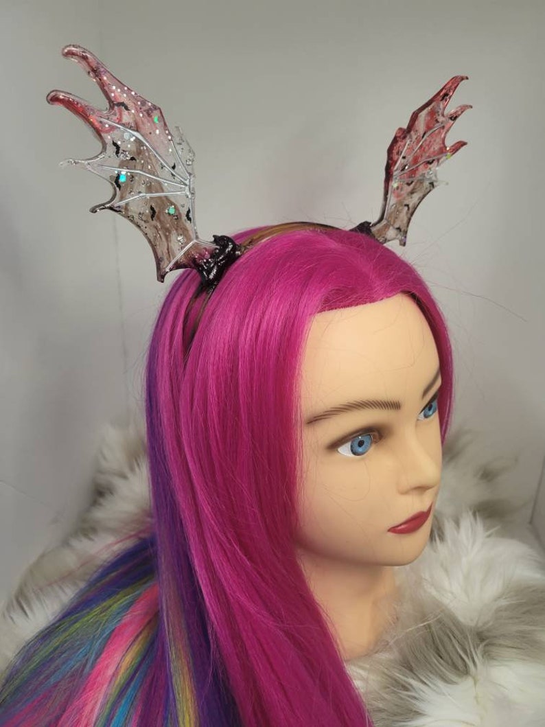 Dust on the Moon Bat Wing Headband - Etsy