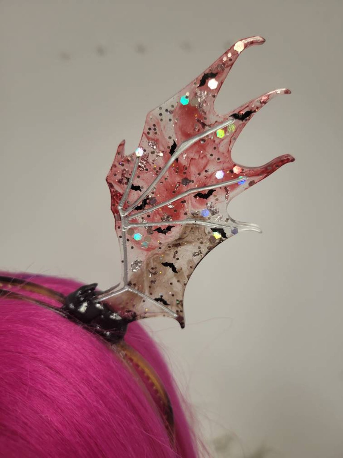 Dust on the Moon Bat Wing Headband - Etsy