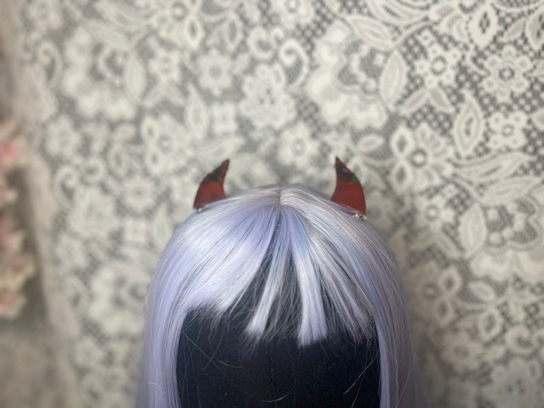 Autumn Clip on Horns Small Short Devil Demon Resin Horns - Etsy