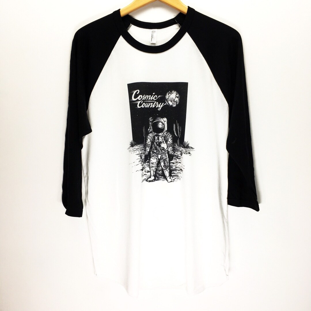 Cosmic Country Space Man T Shirt/ Baseball T Gram Parsons - Etsy