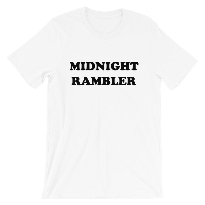 Midnight Rambler T-shirt! 70's, Classic Rock, Radio, Rock and Roll Tee ...