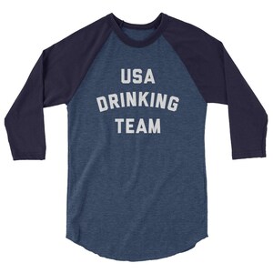 USA Drinking Team T-shirt, Retro, Throwback, Funny, Midwest, Milwaukee ...